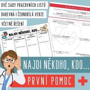 První pomoc - NAJDI NĚKOHO, KDO... - Biologie | UčiteléUčitelům.cz